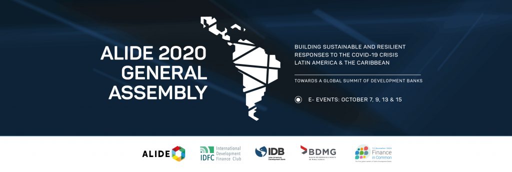 ALIDE: Development Banks should work toward a sustainable and resilient ...