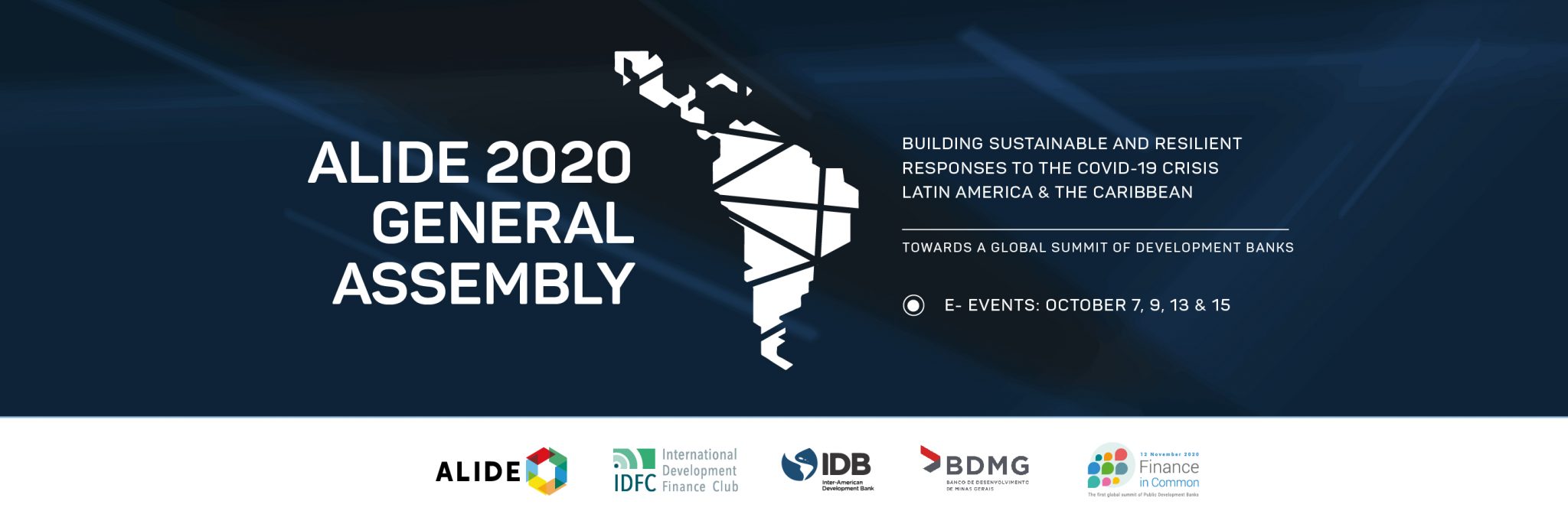 ALIDE: Development Banks should work toward a sustainable and resilient ...